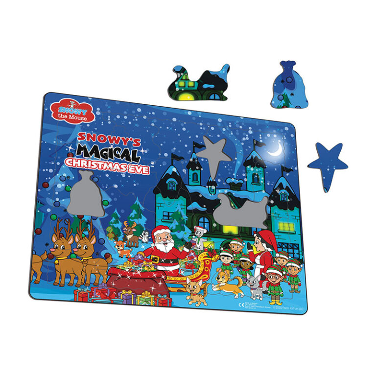 Snowy's Magical Christmas Eve™ 2-Pack Puzzle - Snowy the Mouse
