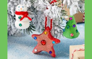 Kids Model Magic Christmas Ornaments - Snowy the Mouse